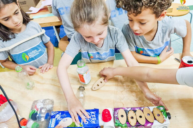 Atividade na Sala Maker do 1º ano – Colégio Belo Futuro Internacional