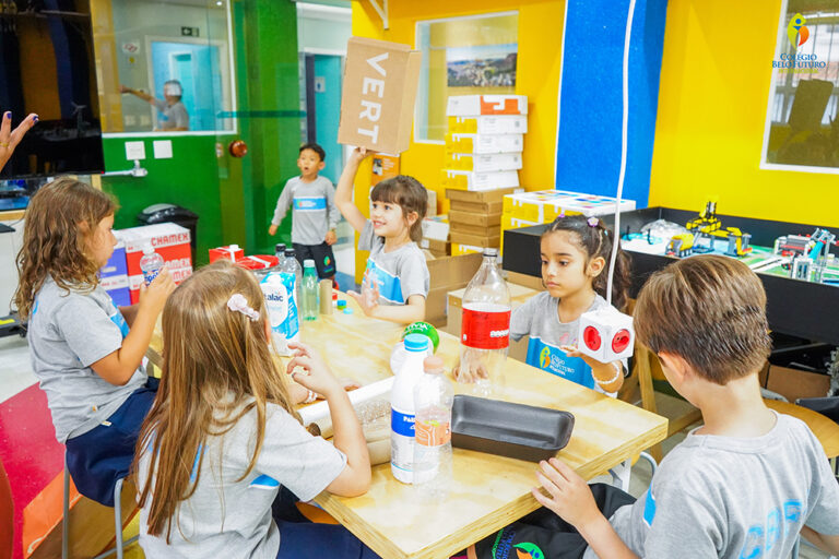 Atividade na Sala Maker do 1º ano – Colégio Belo Futuro Internacional
